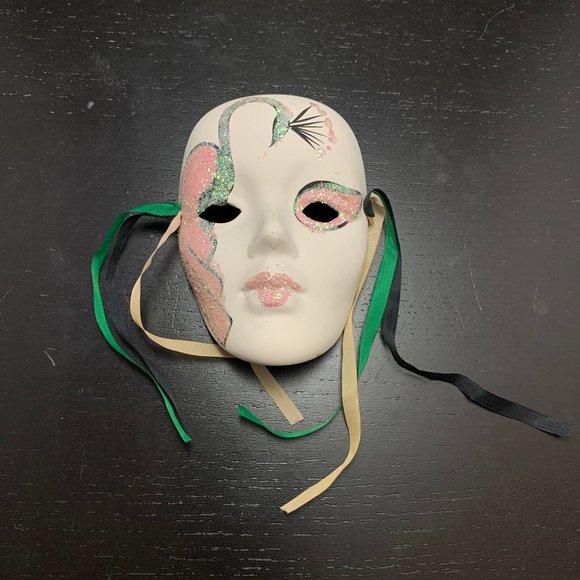 Accents | Mardi Gras Peacock Porcelain Mask | Poshmark